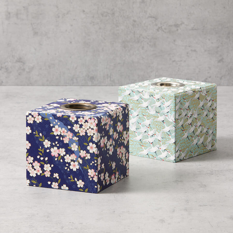 Blue tissue box store
