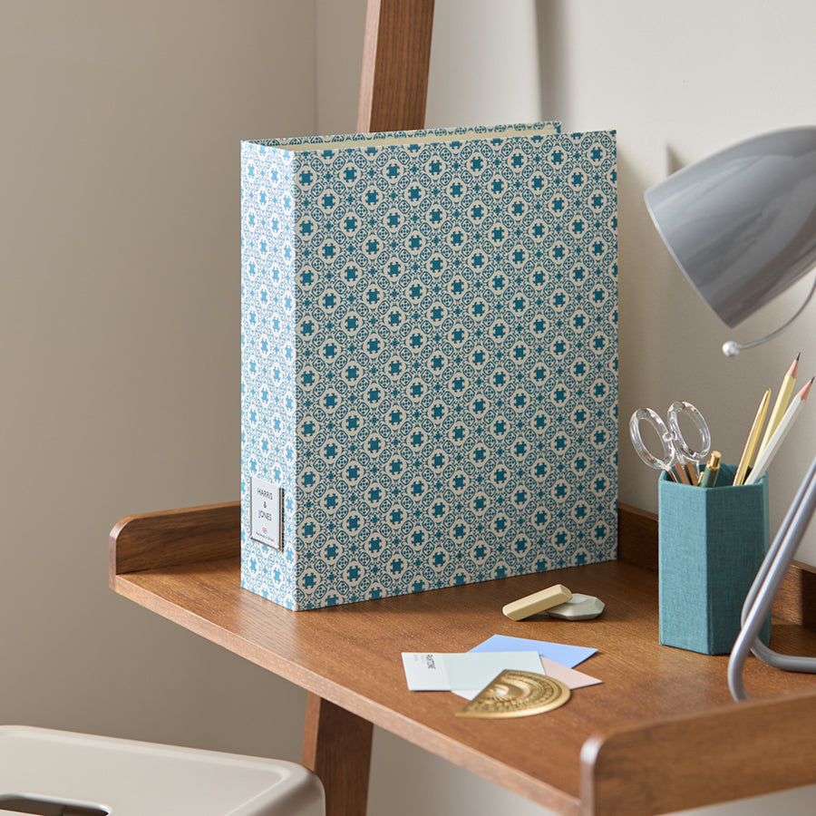 Decorative Fabric Covered Lever Arch Files l Personalise Yours | HARRIS ...