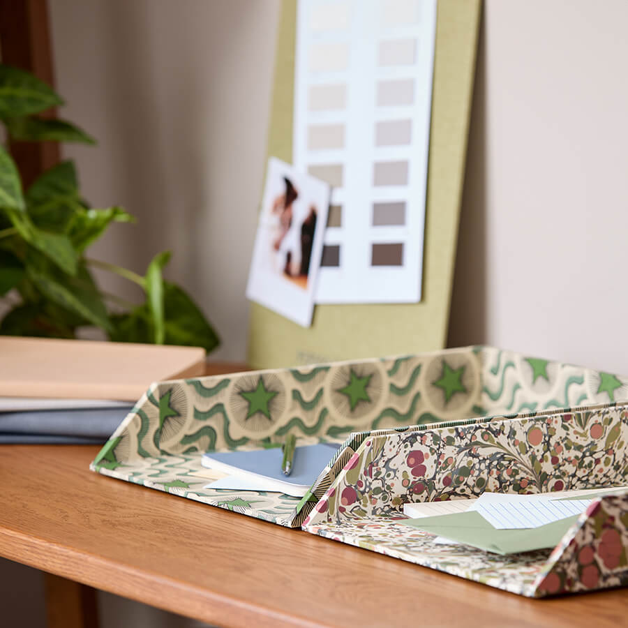 Decorative Letter Trays | Pretty Document mail trays | Stackable ...
