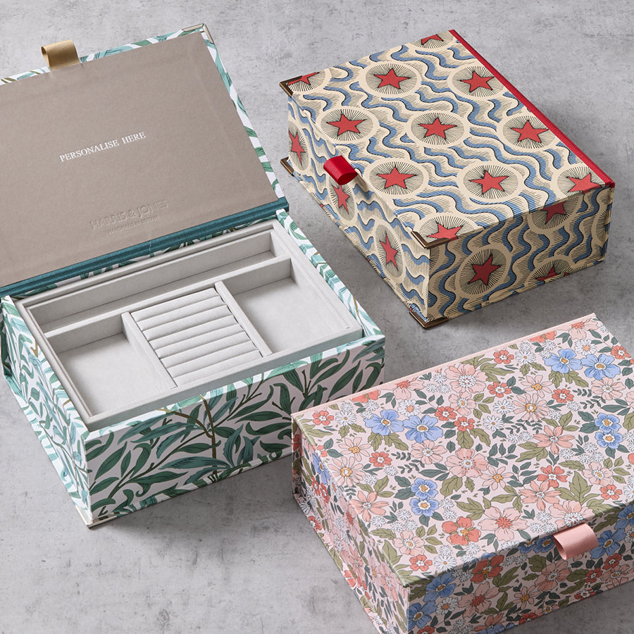 Designer Jewellery Box | Personalised | HARRIS & JONES LTD