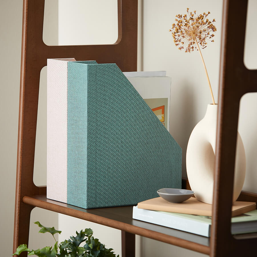 Fabric Magazine Files | Luxury A4 & A5 Magazine File Holders | HARRIS ...