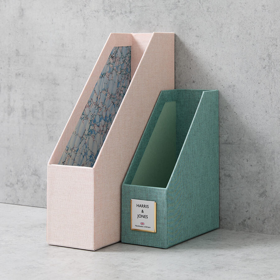 Fabric Magazine Files | Luxury A4 & A5 Magazine File Holders | HARRIS ...