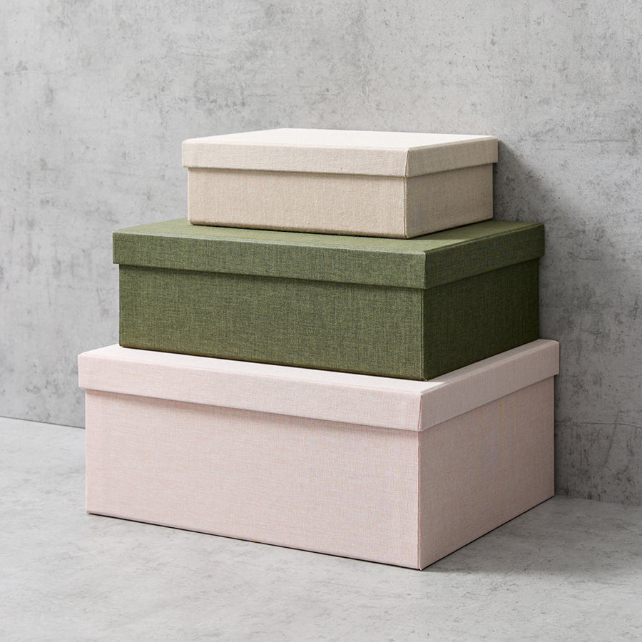 Fabric Storage Boxes l Luxury Customisable Storage Boxes with Lids ...