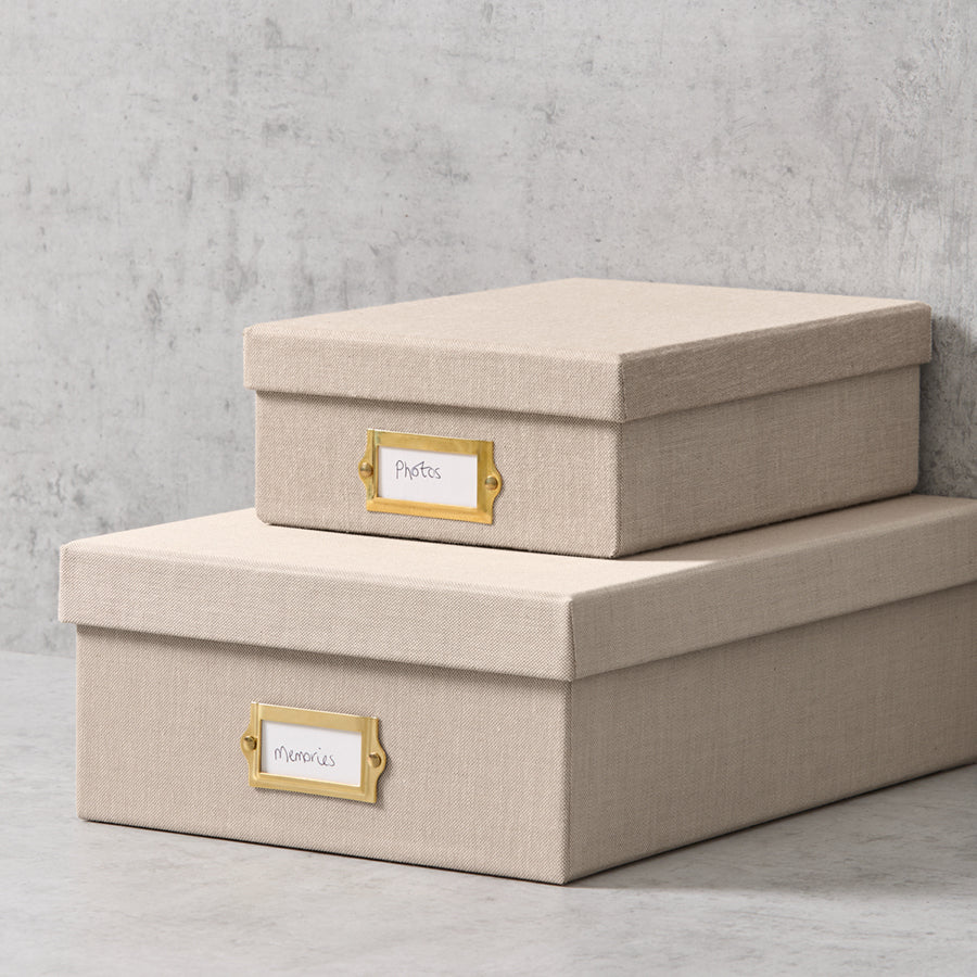 Fabric Storage Box Set l Set of Two or Three | HARRIS & JONES LTD