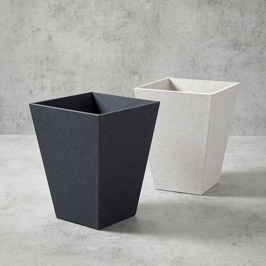 Fabric Waste Paper Baskets l Handmade UK Luxury Bins | HARRIS & JONES LTD