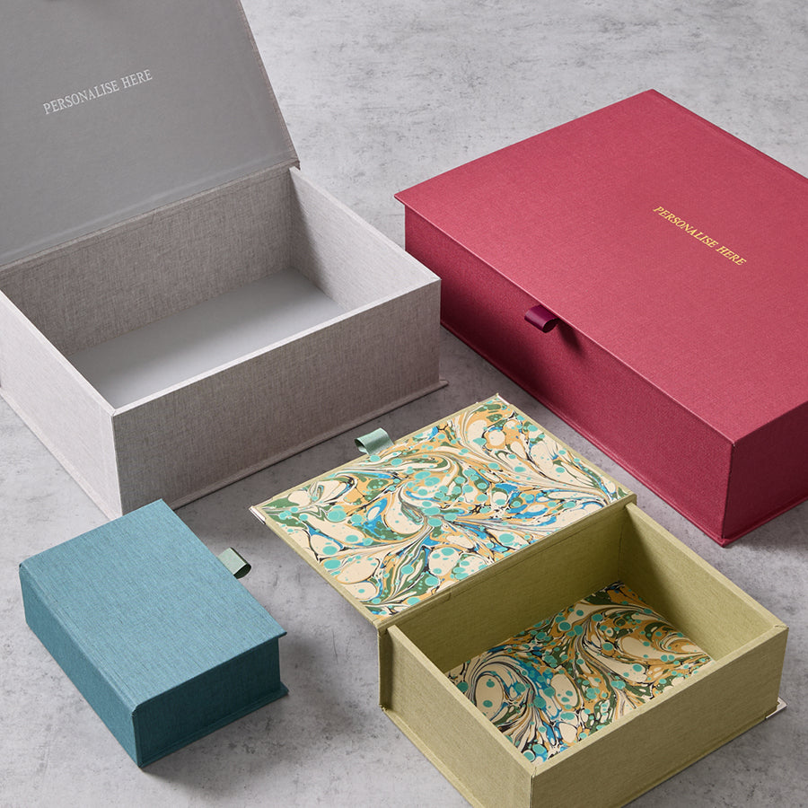 Fabric Keepsake Boxes l Personalised Memory Boxes | UK | HARRIS & JONES LTD
