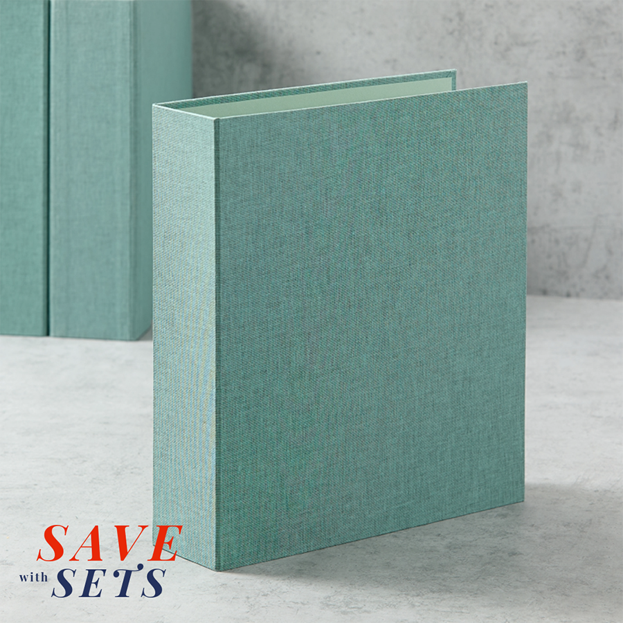 Fabric Lever Arch File Set l Set of Three or Five | HARRIS & JONES LTD