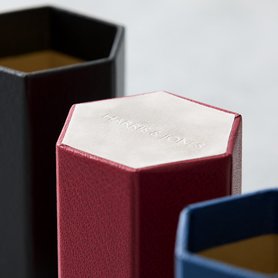Luxury Pen Pots l Bespoke Faux Leather Stationery | Handmade UK ...