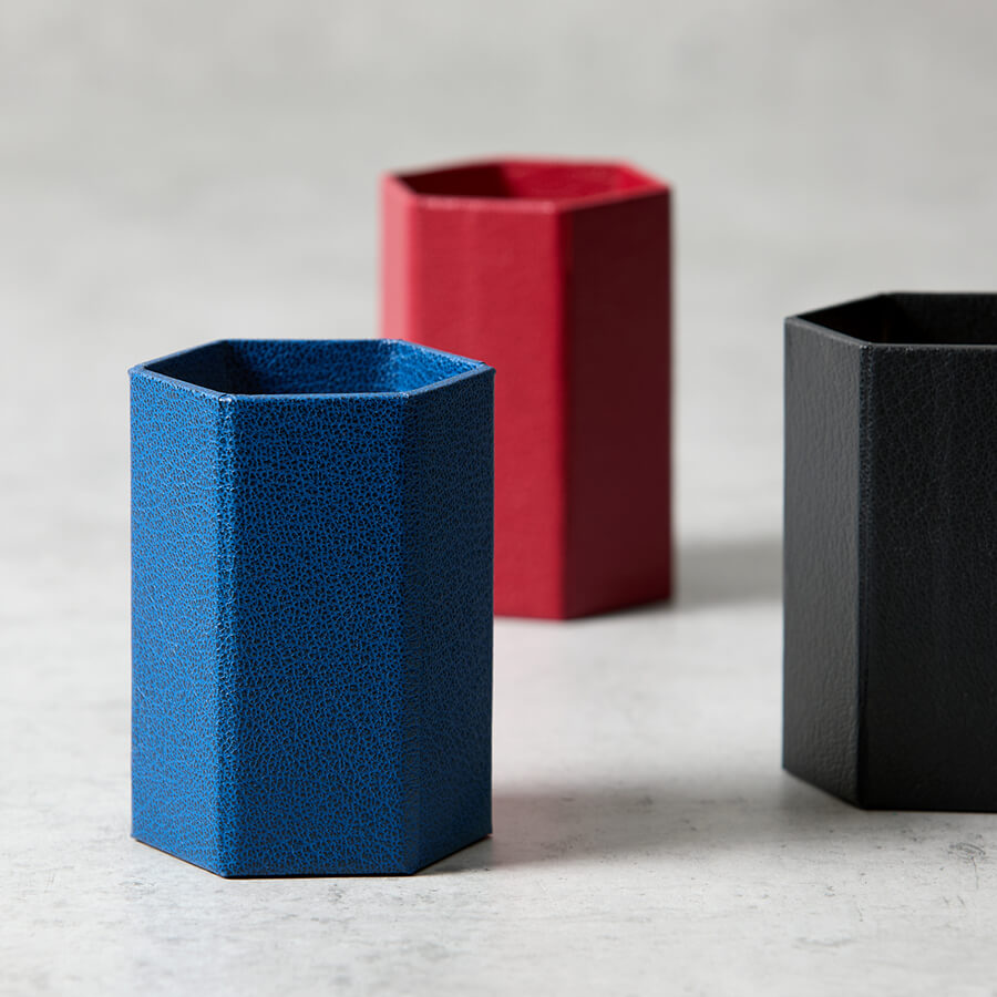 Luxury Pen Pots l Bespoke Faux Leather Stationery | Handmade UK ...