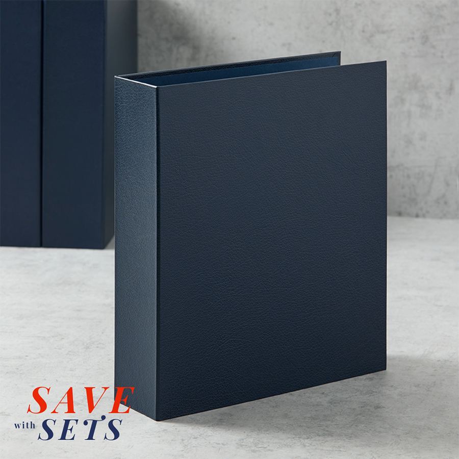Faux Leather Lever Arch File Set l Set of Three or Five | HARRIS ...