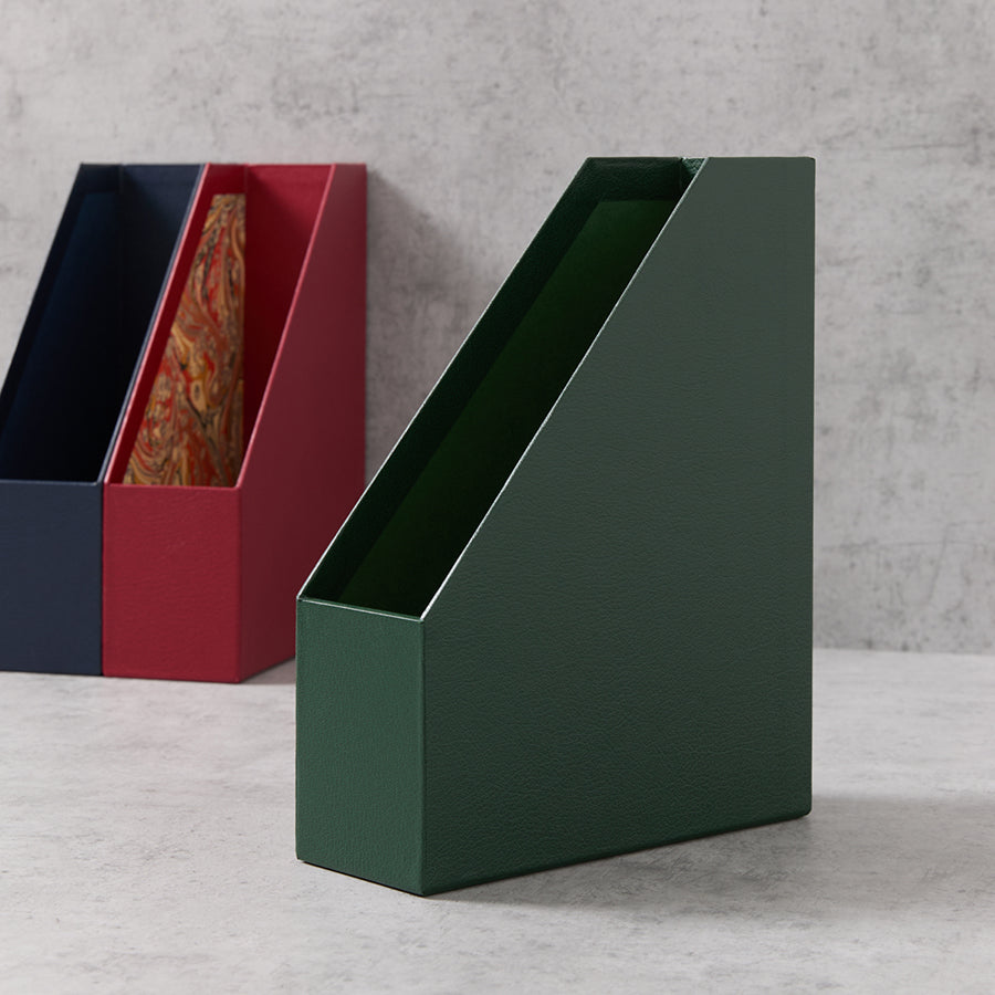 Faux Leather Magazine Files | Luxury A4 & A5 Magazine File Holders ...