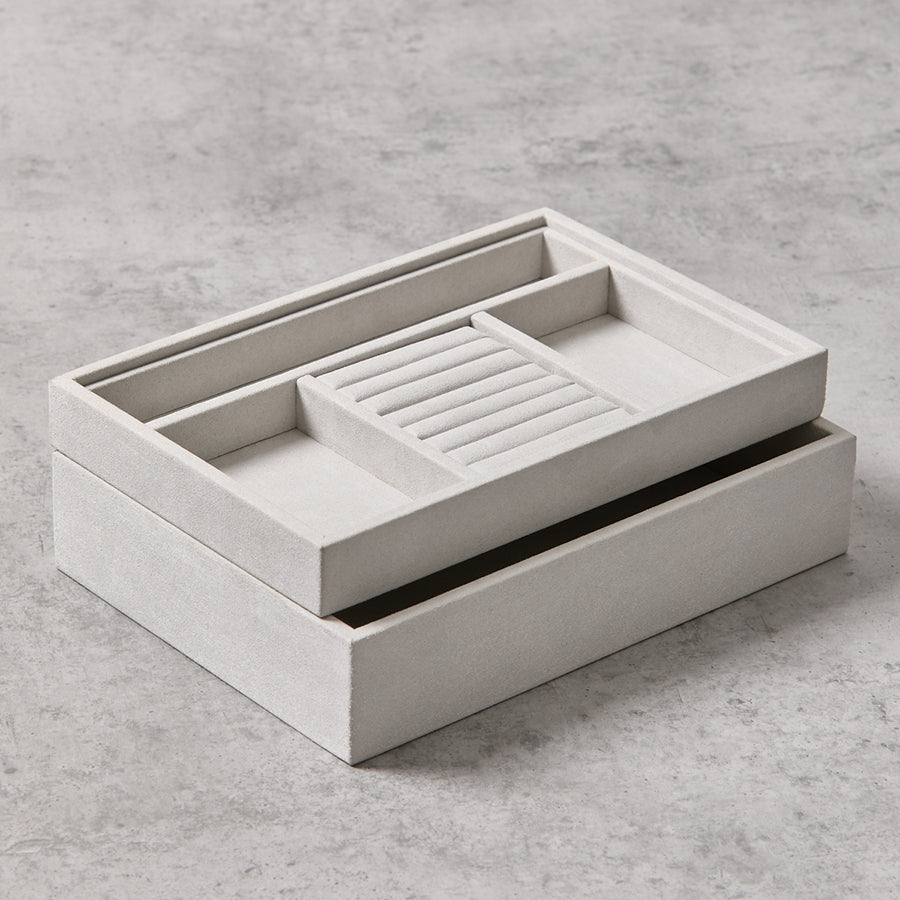 Decorative Fabric Jewellery Box | Personalised | HARRIS & JONES LTD