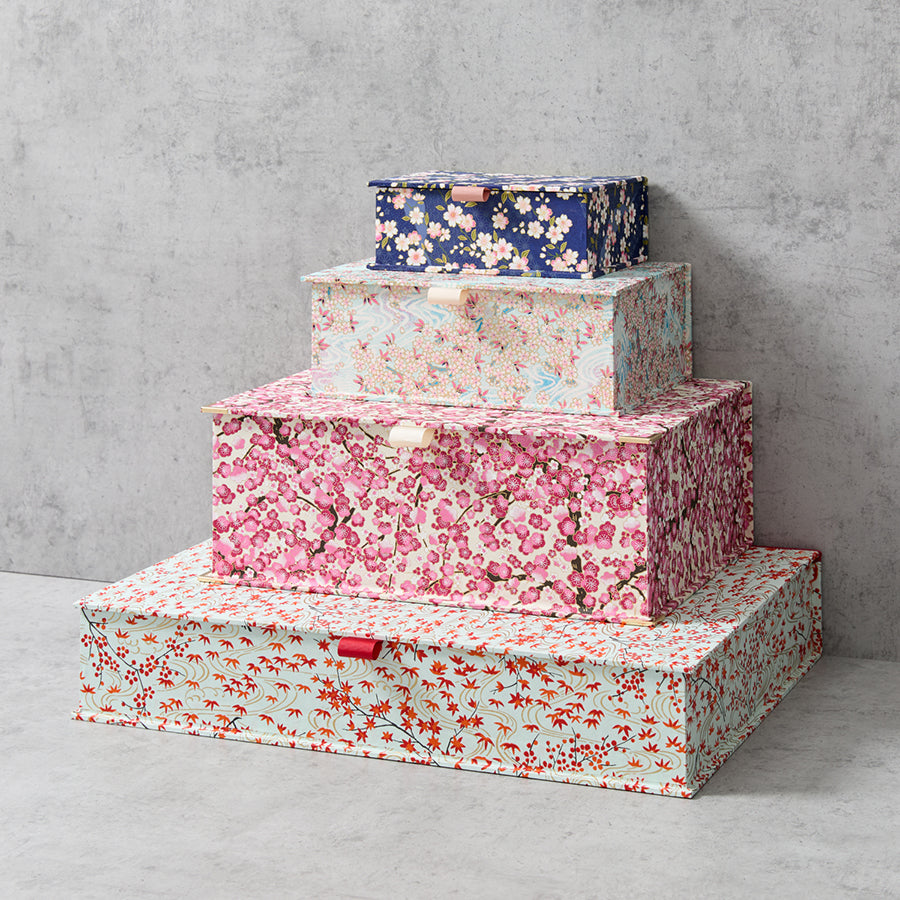 Patterned Keepsake Boxes l Pretty Floral Memory Boxes | Personalised | HARRIS & JONES LTD