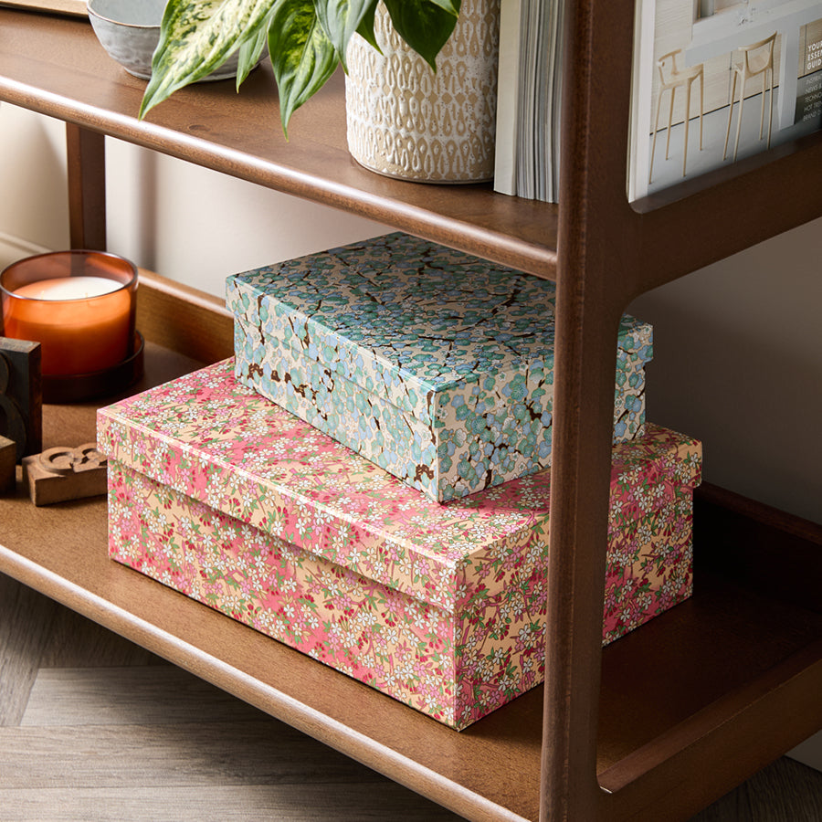 Patterned Storage Boxes l Pretty Storage Boxes with Lids | HARRIS ...