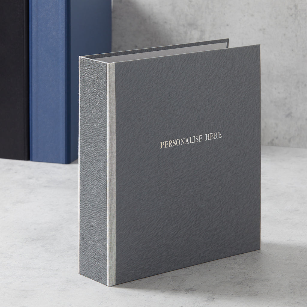 Faux Leather Lever Arch Files l Personalise Yours | HARRIS & JONES LTD